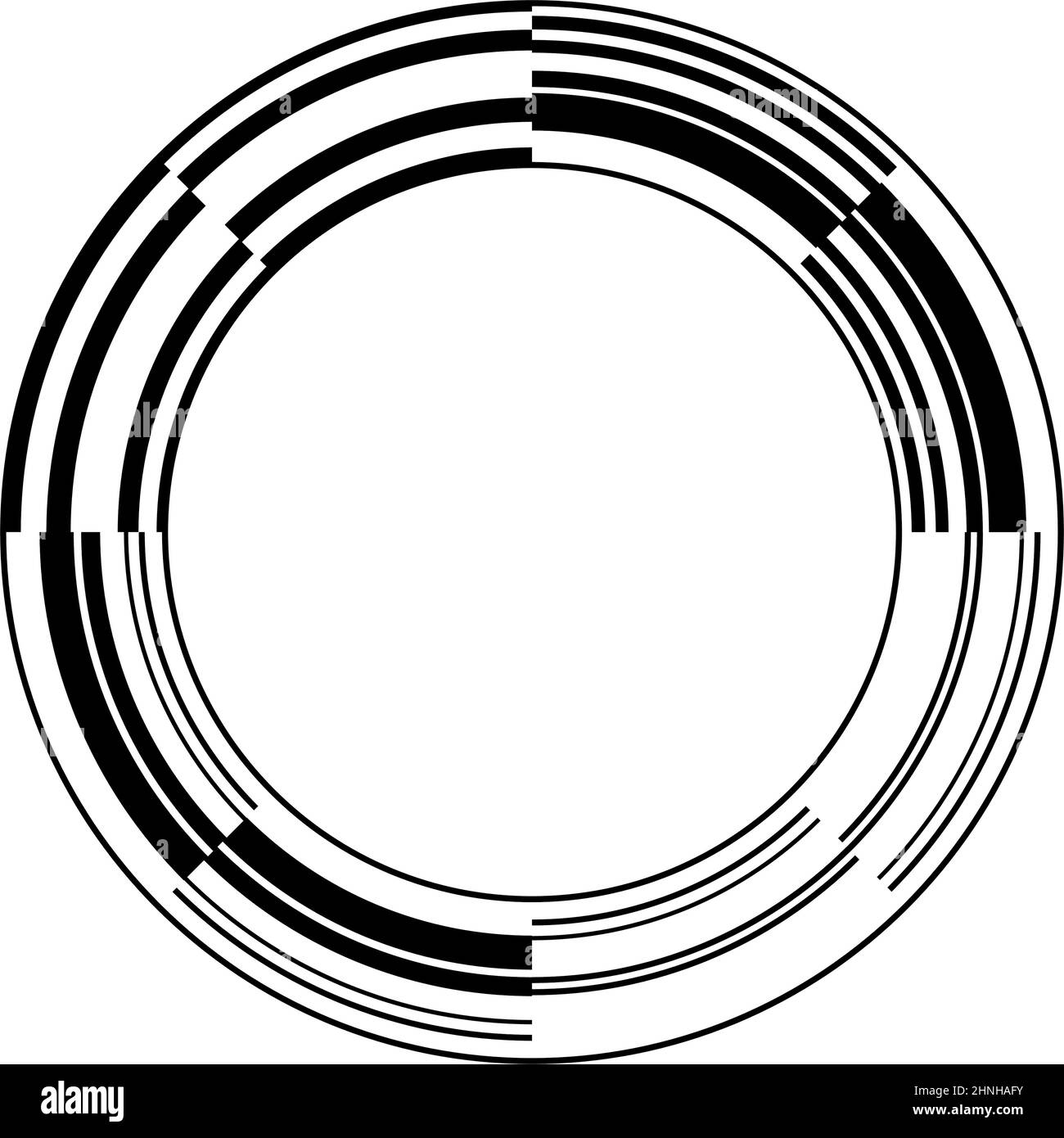 Abstract GUI, UI geometric circle element - stock vector illustration ...