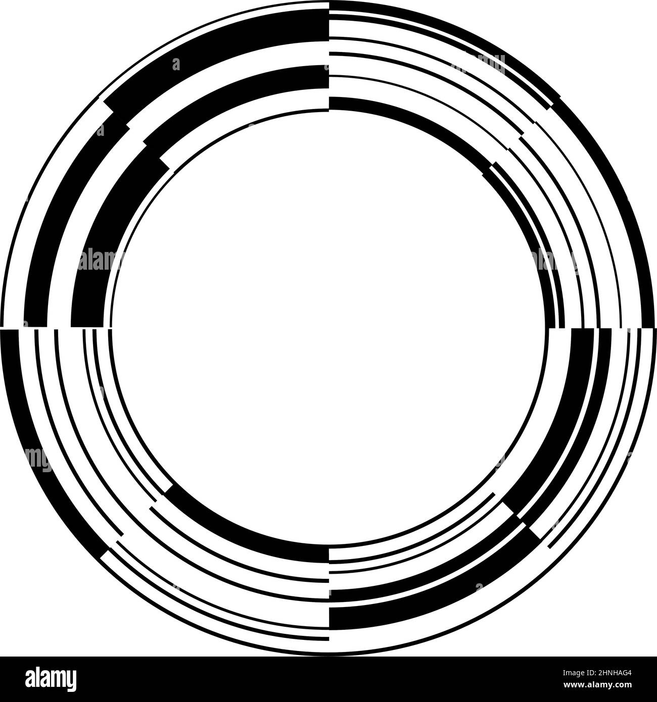 Abstract GUI, UI geometric circle element - stock vector illustration ...