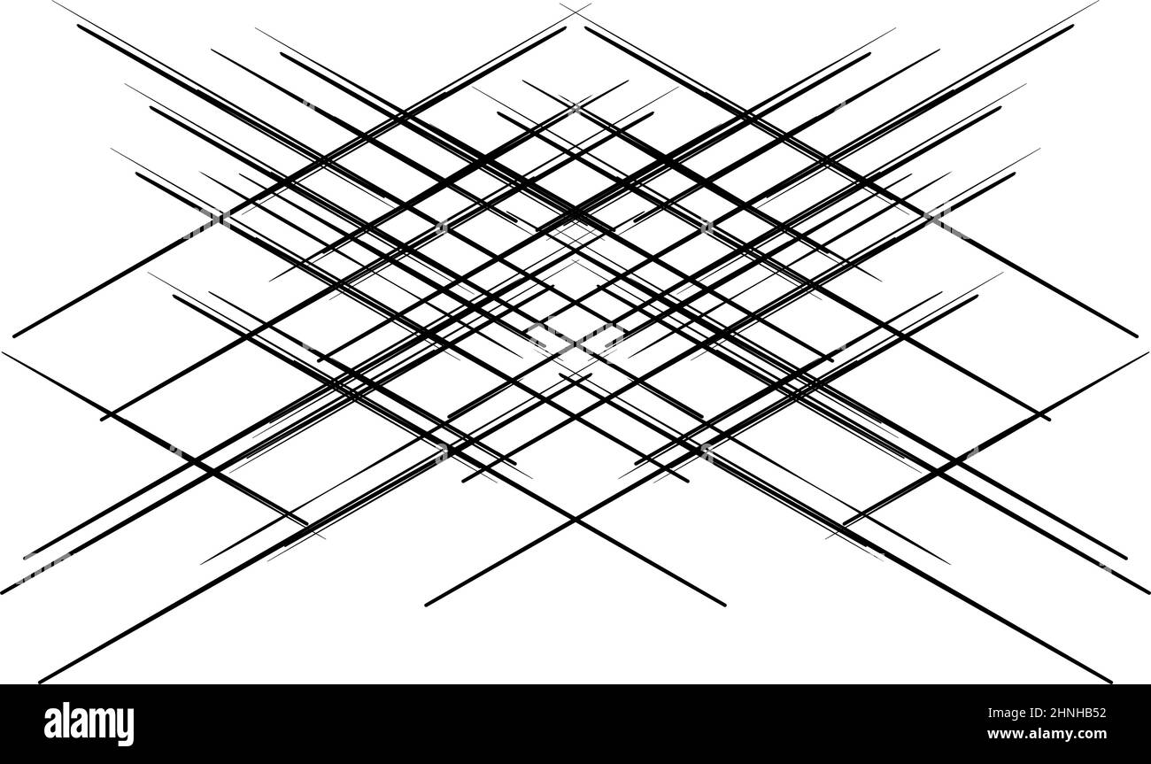 Intersecting lines, stripes mesh, grid, lattice - stock vector ...