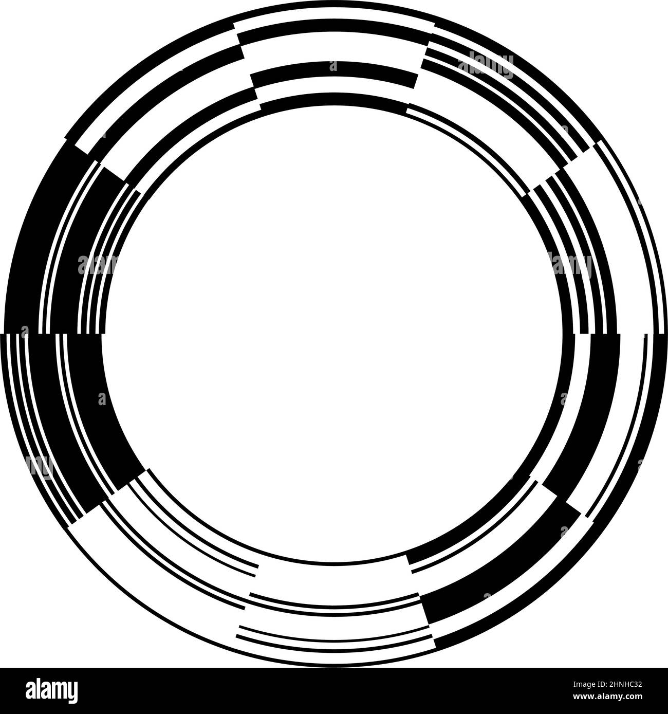 Abstract GUI, UI geometric circle element - stock vector illustration ...