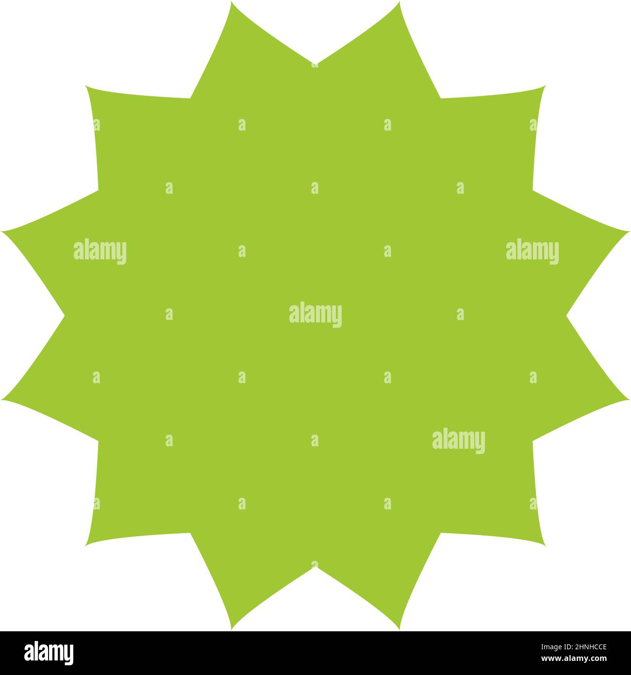 Starburst, sunburst price tag, price flash shape with empty space ...