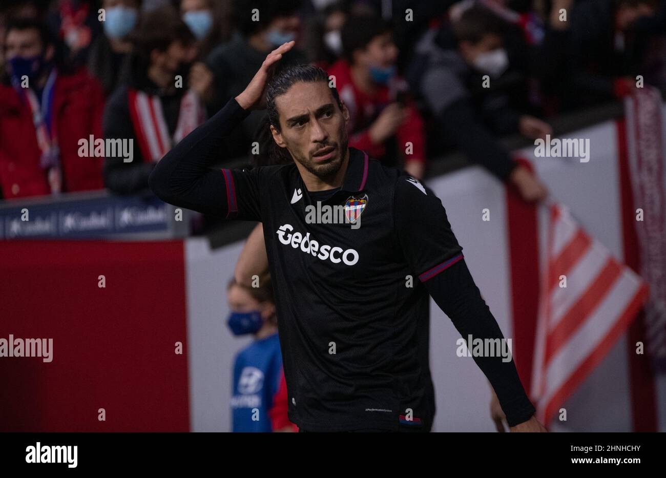 Wanda Metropolitano, Madrid, Spain. 16th Feb, 2022. La Liga Santander ...