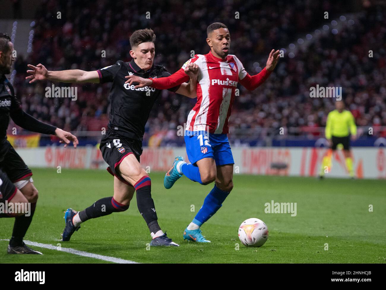 Wanda Metropolitano, Madrid, Spain. 16th Feb, 2022. La Liga Santander ...