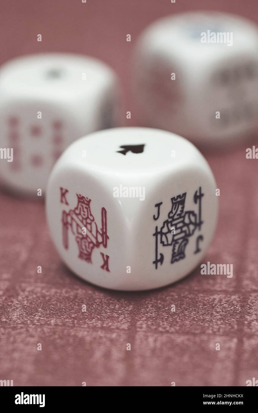 King dice hi-res stock photography and images - Alamy