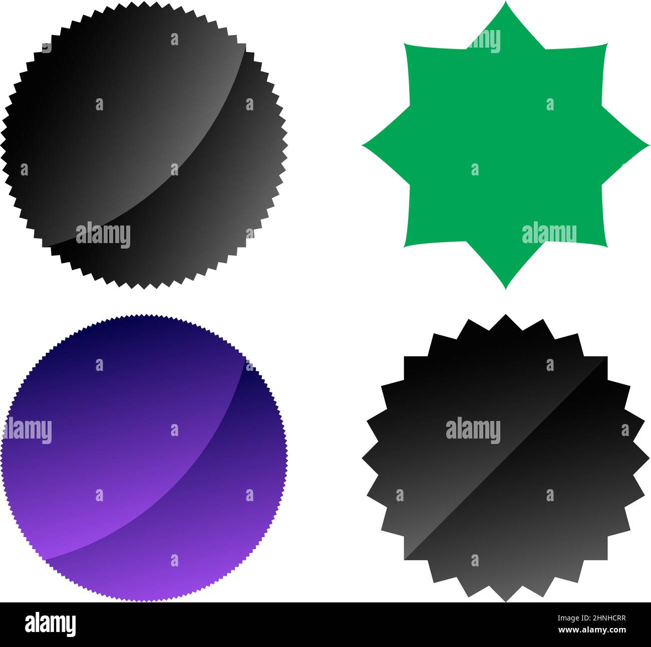 Starburst, sunburst price tag, price flash shape with empty space ...