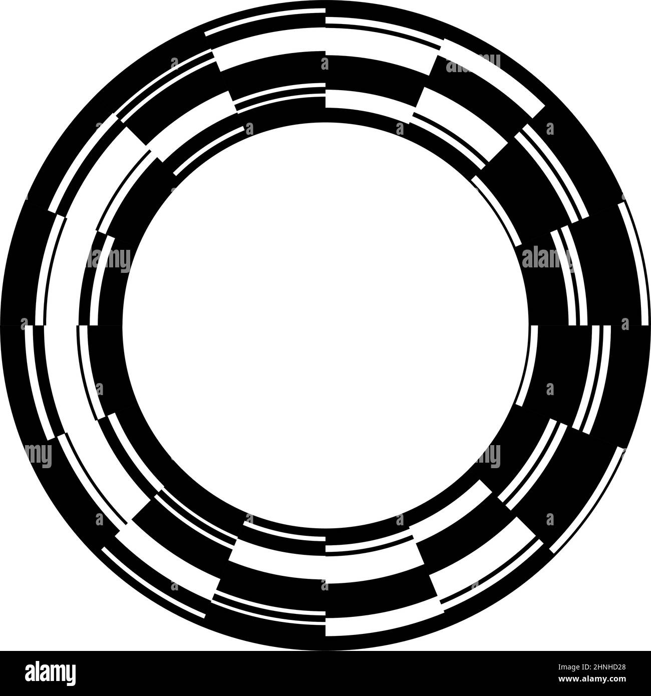 Abstract GUI, UI geometric circle element - stock vector illustration ...