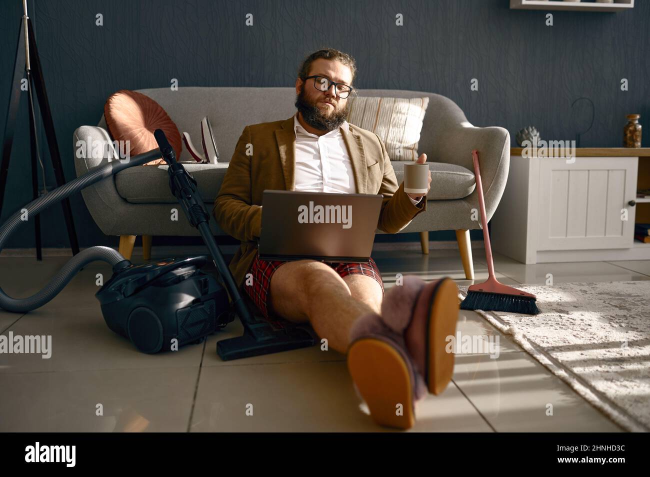 Work from home funny hi-res stock photography and images - Alamy