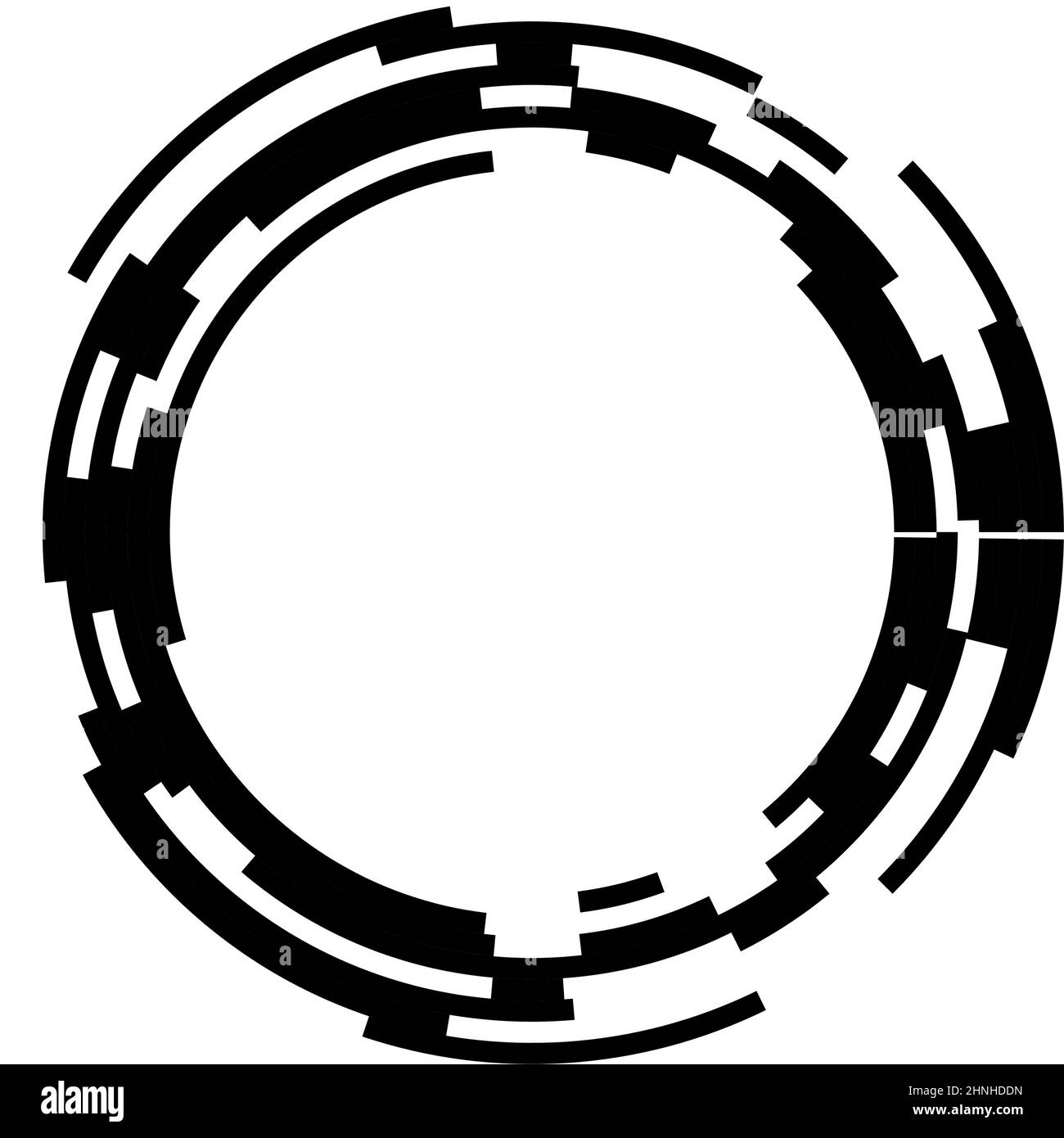 Abstract GUI, UI geometric circle element - stock vector illustration ...
