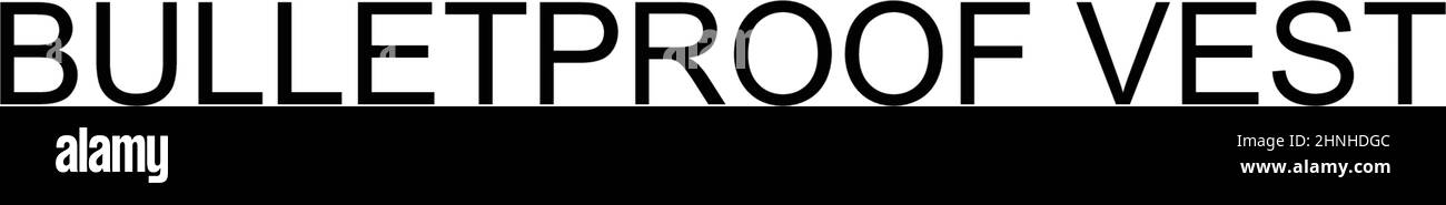 Bulletproof vest Simple vector icon. Illustration symbol design ...