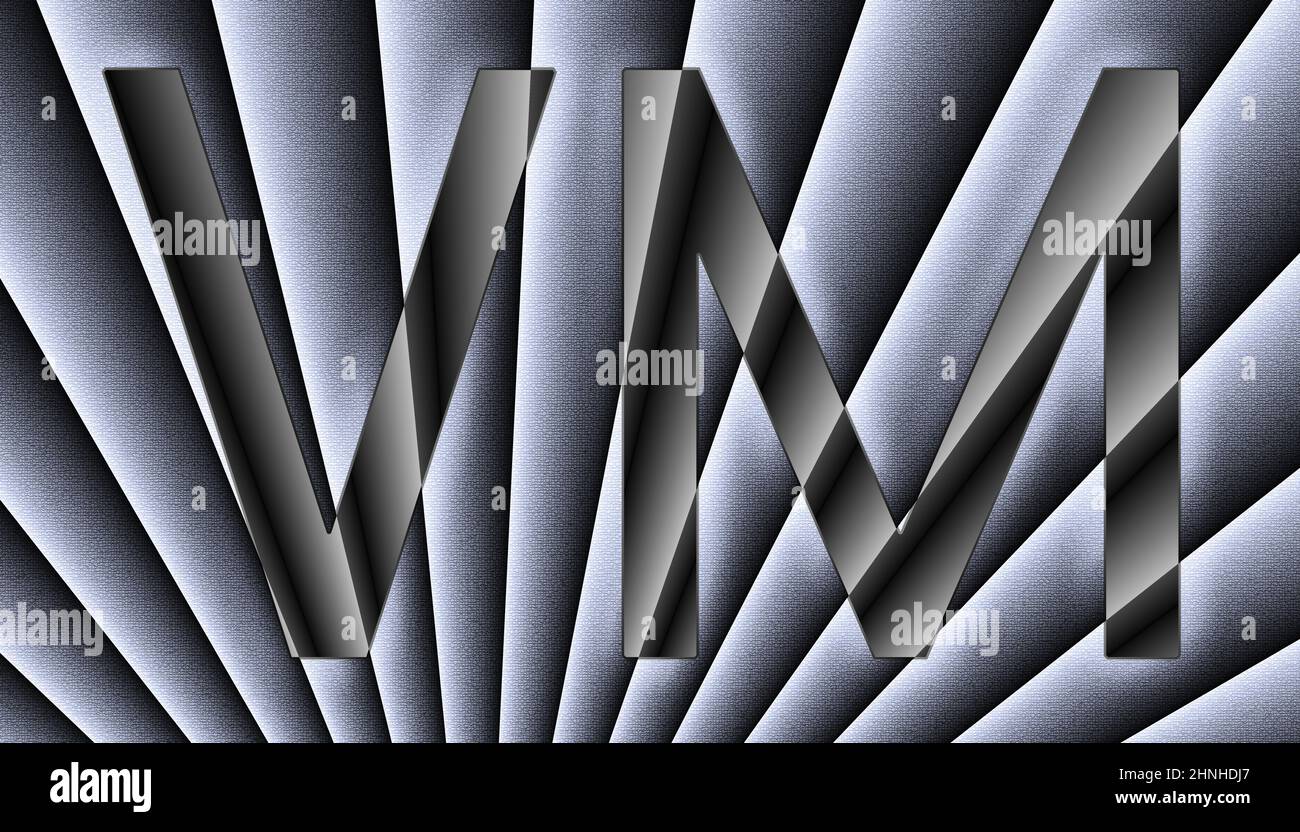 Signature VM , corner grad Stock Photo - Alamy