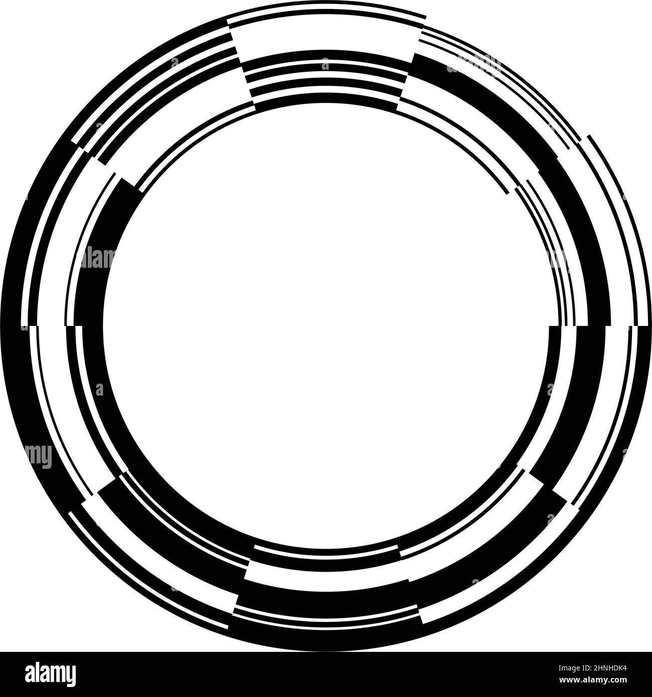 Abstract GUI, UI geometric circle element - stock vector illustration ...