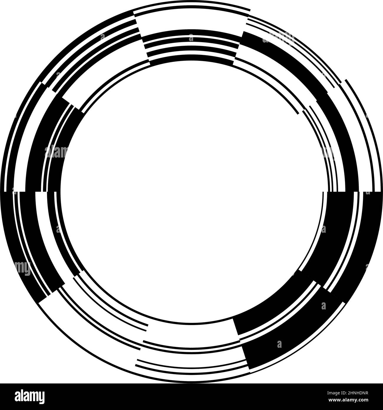 Abstract GUI, UI geometric circle element - stock vector illustration ...
