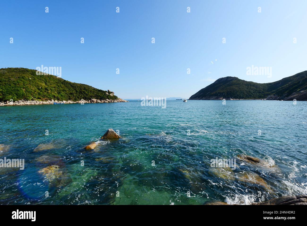 Sham Wan beach and bay, Lamma island, Hong Kong Stock Photo - Alamy