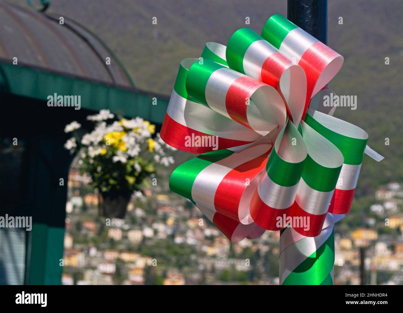 Flag italy ribbon hi-res stock photography and images - Alamy