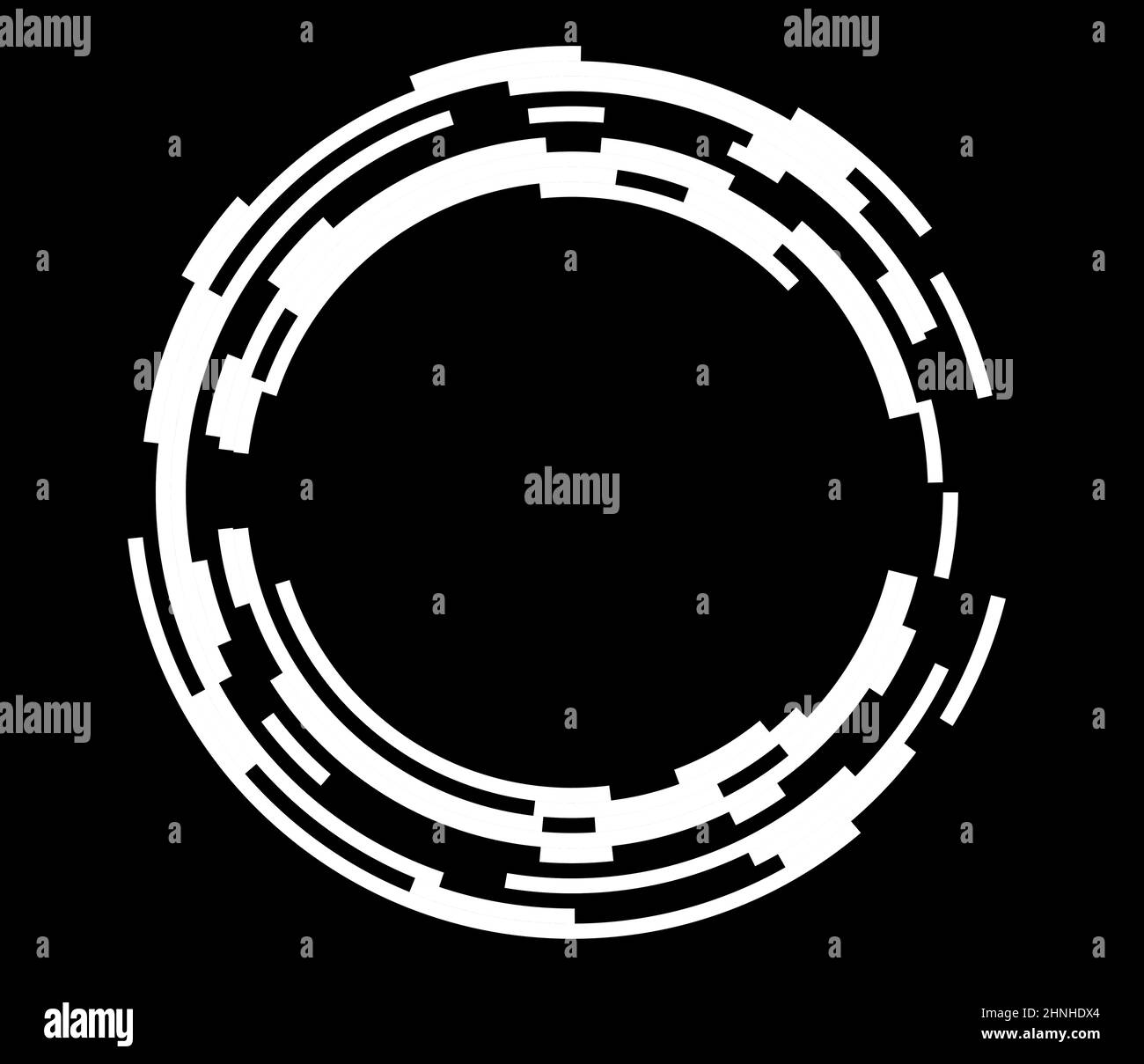 Abstract GUI, UI geometric circle element - stock vector illustration ...