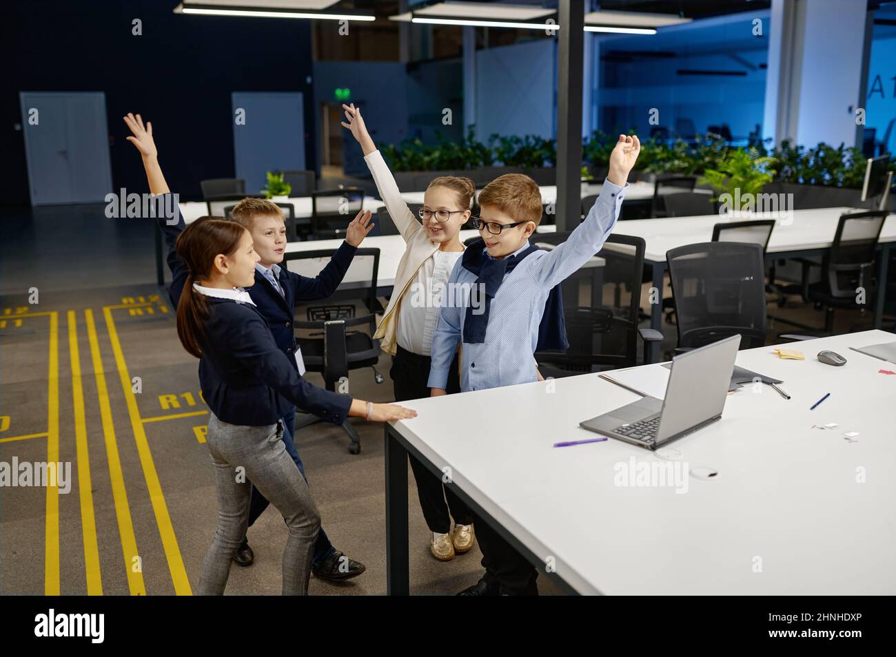 Raised hand hi-res stock photography and images - Alamy