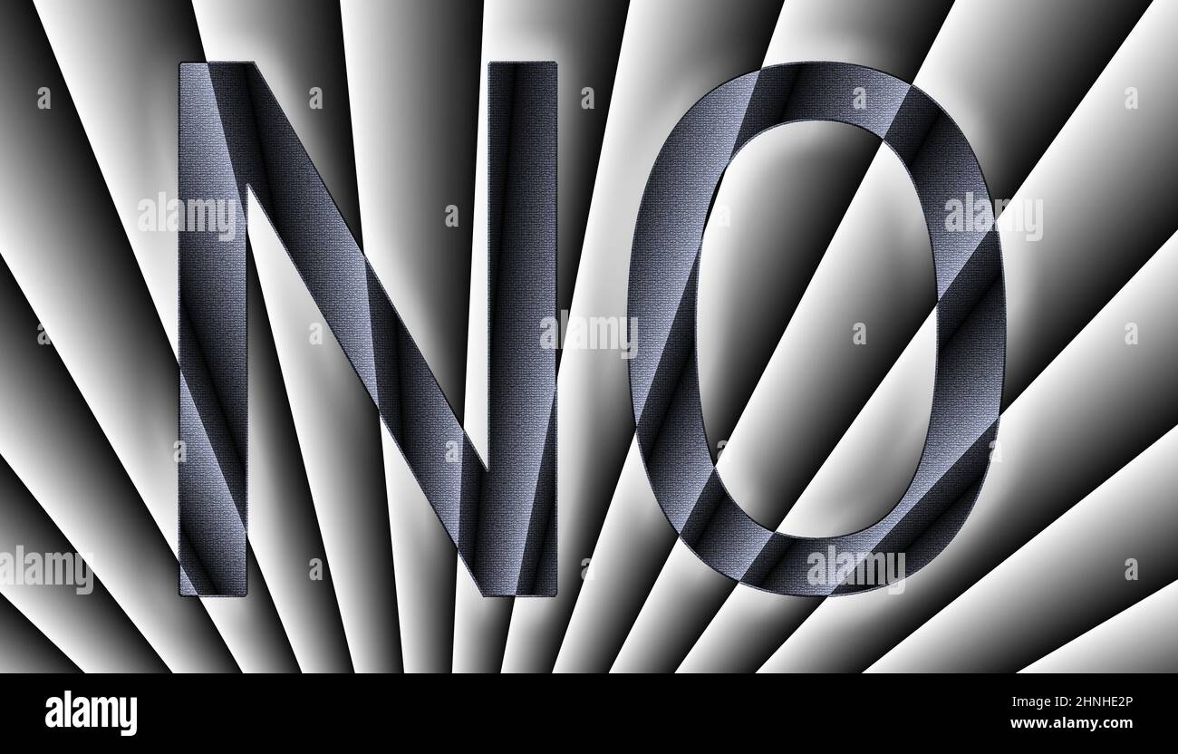 Signature NO , corner grad Stock Photo - Alamy