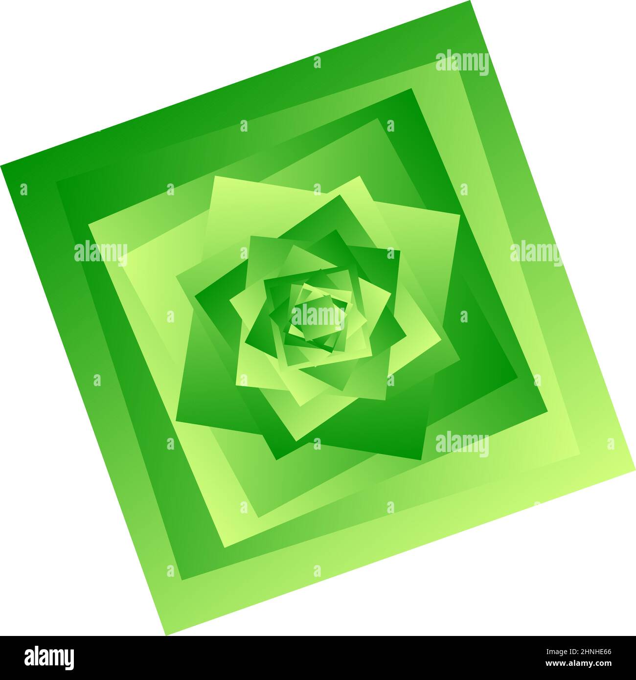 Geometric square design shape with random shaded, gradient fill - stock ...