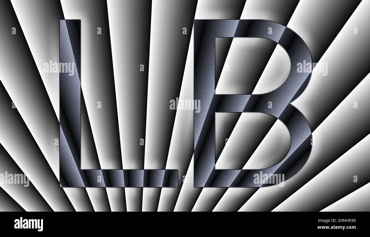 Signature LB , corner grad Stock Photo - Alamy