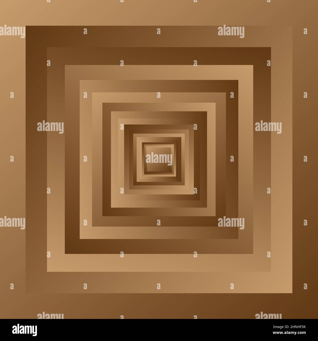 Geometric square design shape with random shaded, gradient fill - stock ...