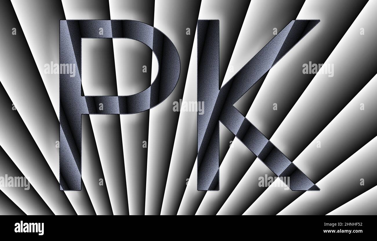 Signature PK , corner grad Stock Photo - Alamy