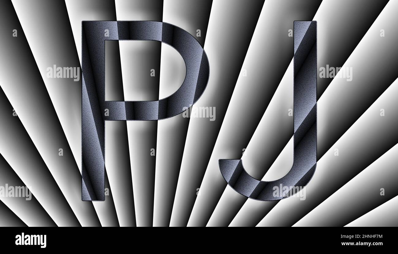 Signature PJ , corner grad Stock Photo - Alamy