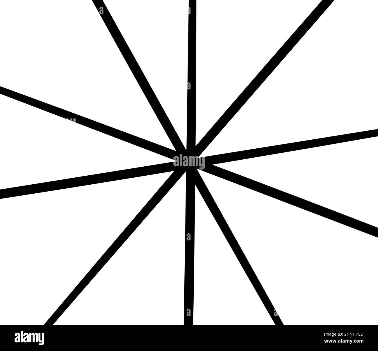 Radial, radiating lines, stripes design element - stock vector ...