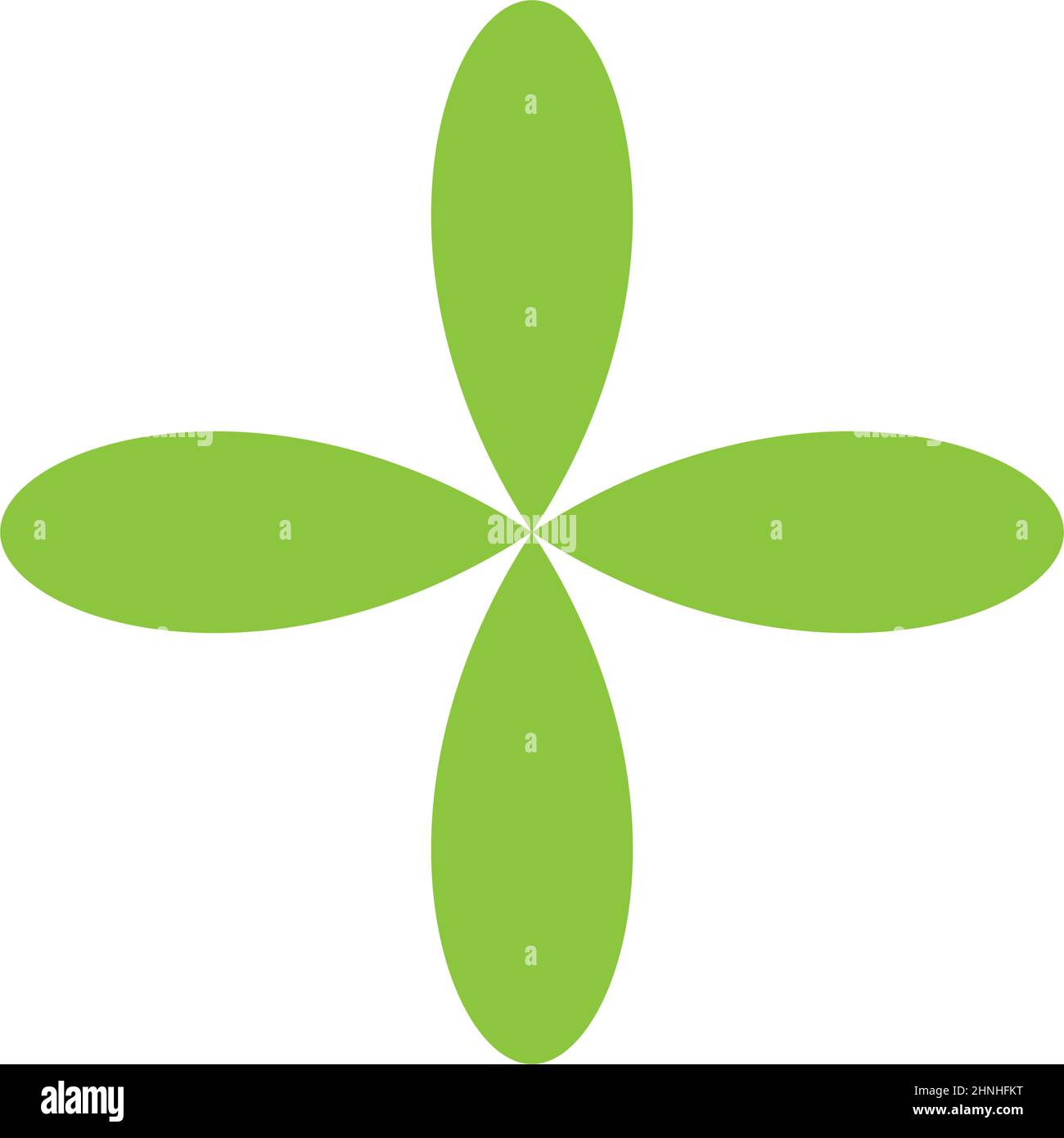 Simple flower petals silhouette, icon and symbol. Nature, natural, eco ...