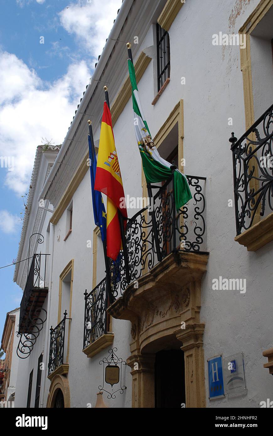 Ronda, Spain, typical buildings Stock Photo - Alamy