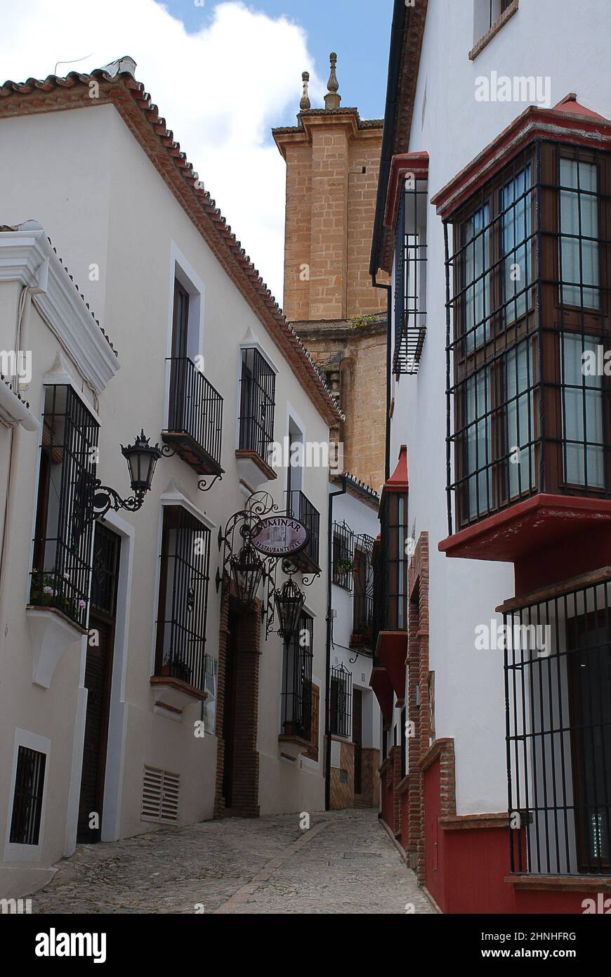 Ronda, Spain, typical buildings Stock Photo - Alamy