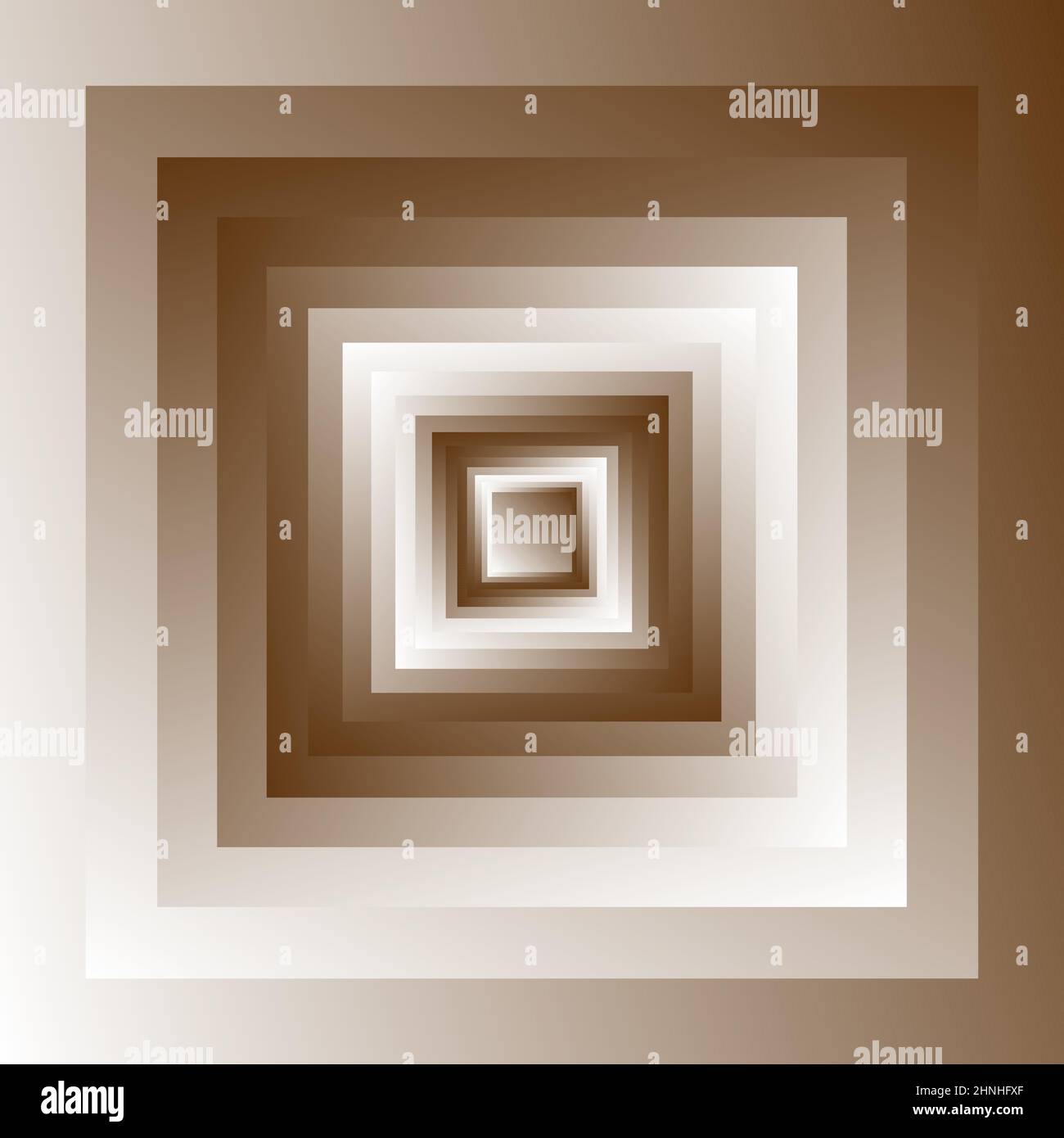 Geometric square design shape with random shaded, gradient fill - stock ...