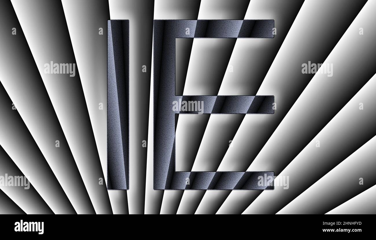 Signature IE , corner grad Stock Photo - Alamy