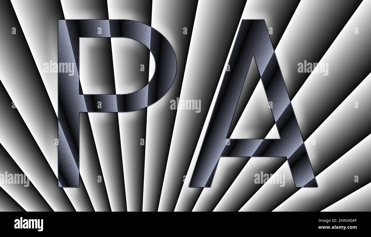 Signature PA , corner grad Stock Photo - Alamy