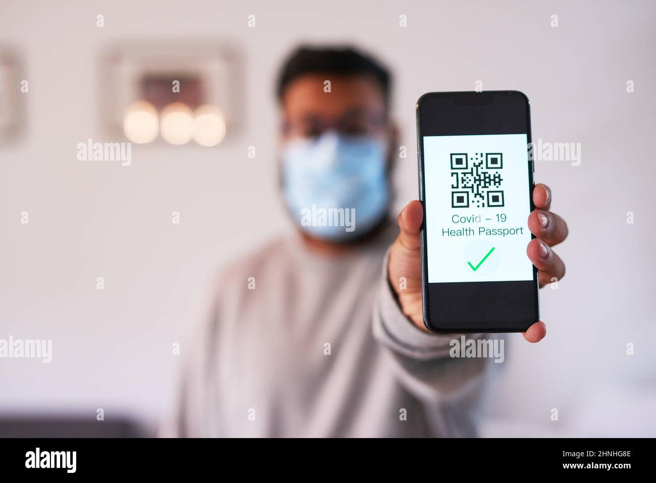 Indian passport mask hi-res stock photography and images - Alamy
