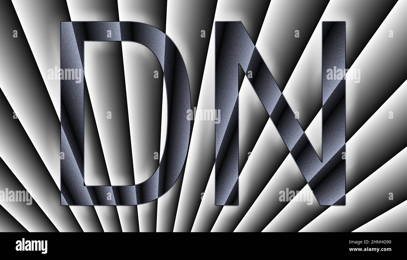 Signature DN , corner grad Stock Photo - Alamy