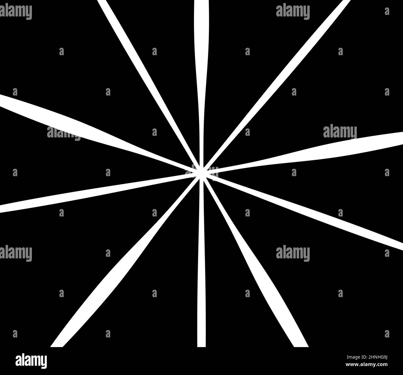 Radial, radiating lines, stripes design element - stock vector ...
