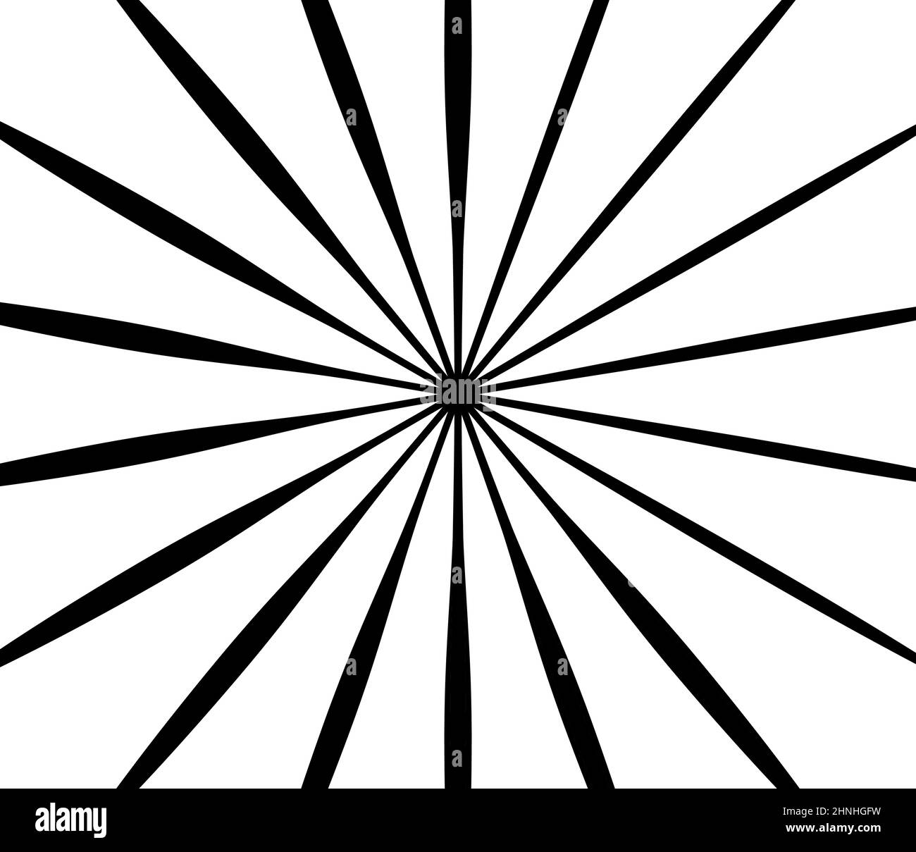 Radial, radiating lines, stripes design element - stock vector ...