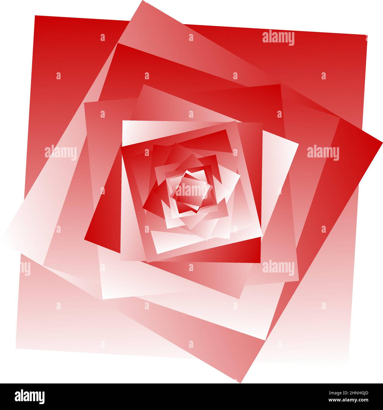 Geometric square design shape with random shaded, gradient fill - stock ...