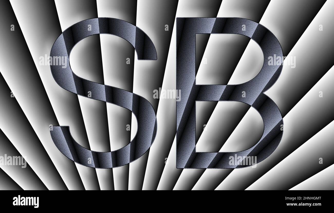 Signature SB , corner grad Stock Photo - Alamy