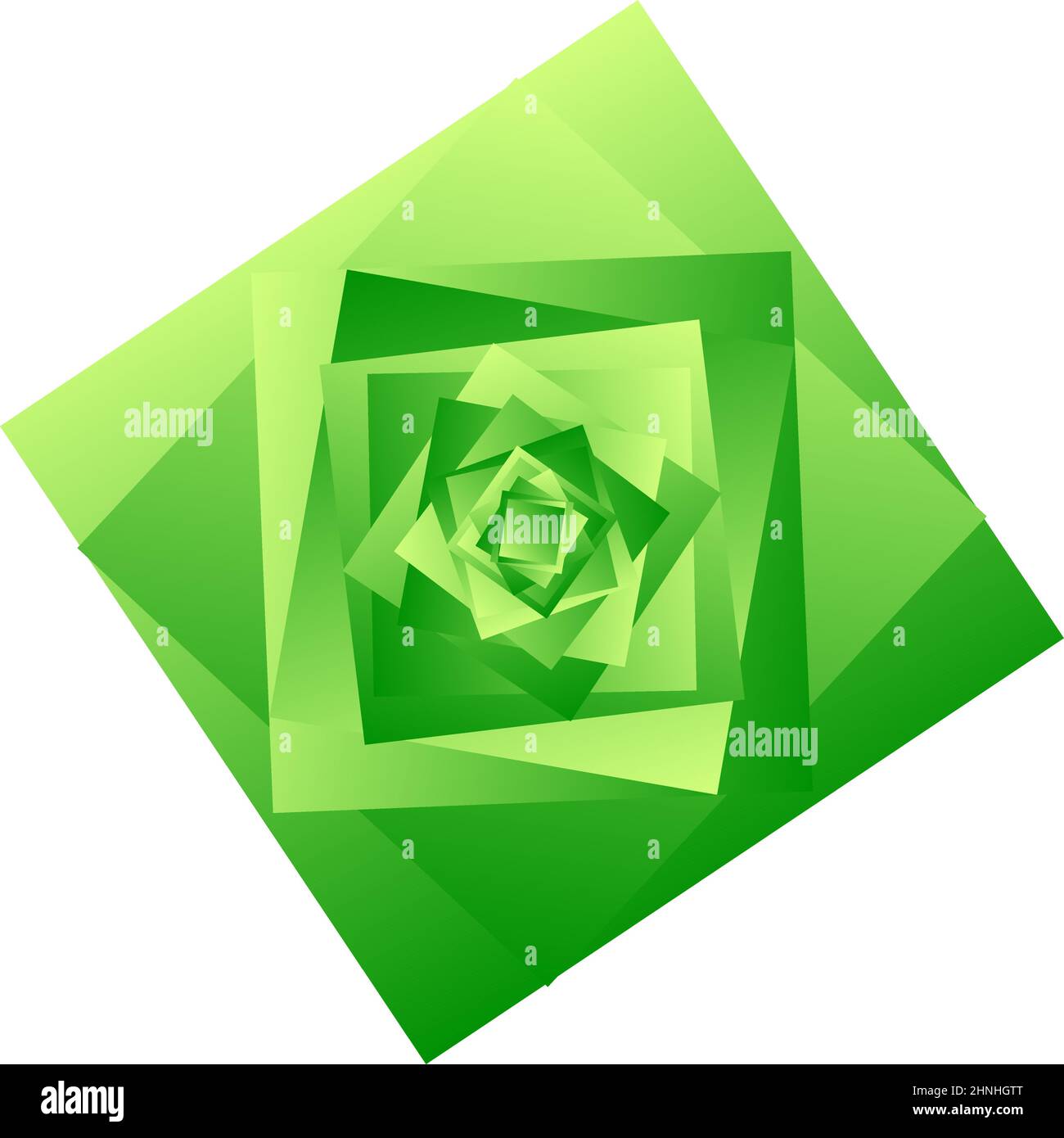 Geometric square design shape with random shaded, gradient fill - stock ...