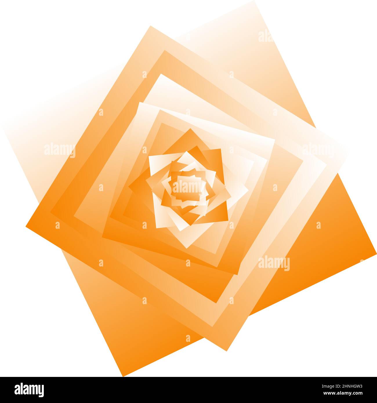 Geometric square design shape with random shaded, gradient fill - stock ...