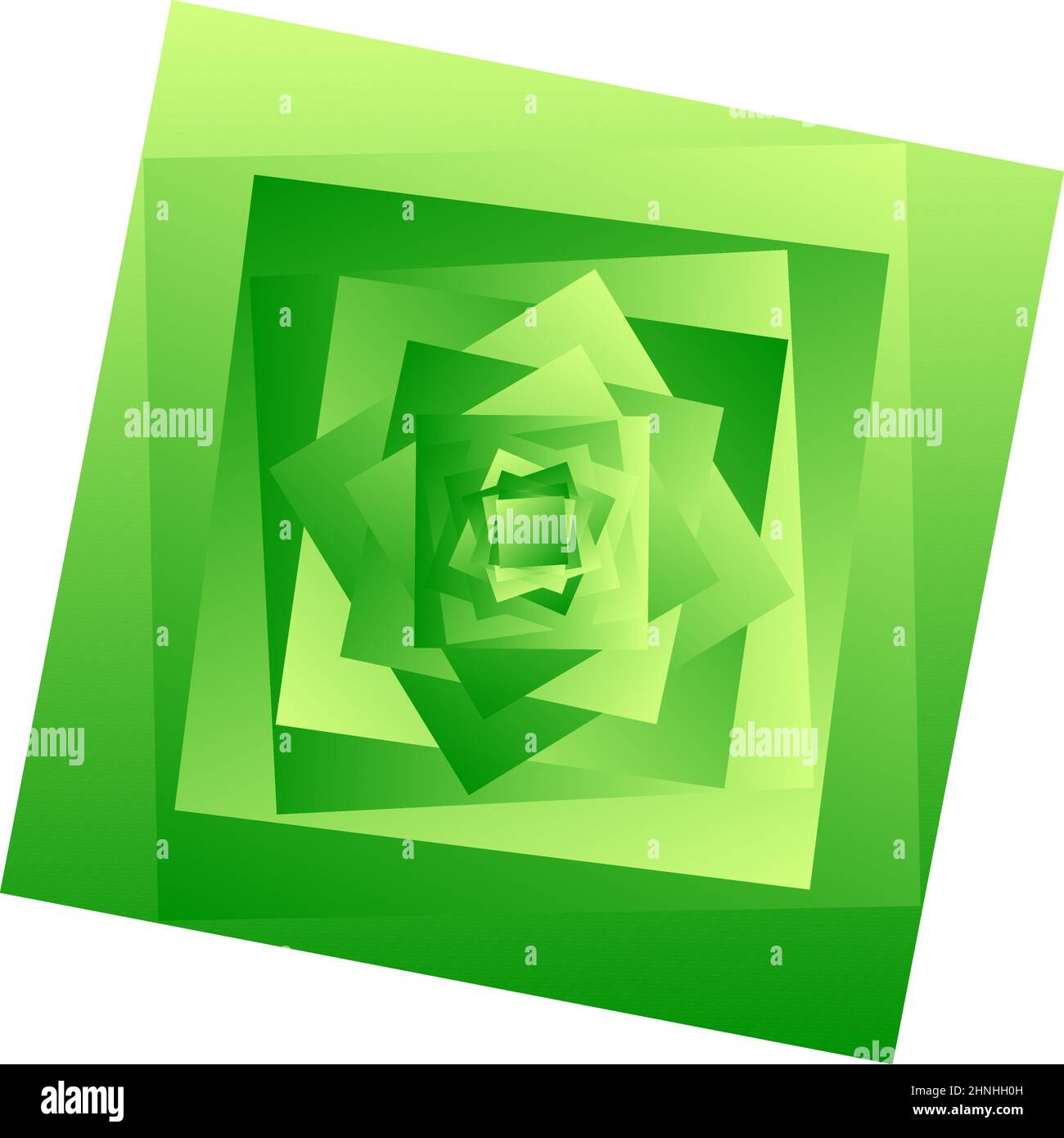 Geometric square design shape with random shaded, gradient fill - stock ...