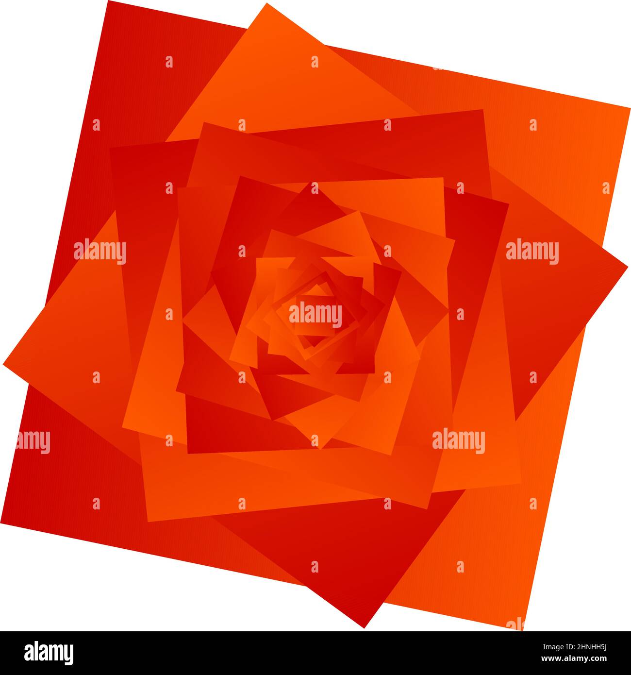 Geometric square design shape with random shaded, gradient fill - stock ...