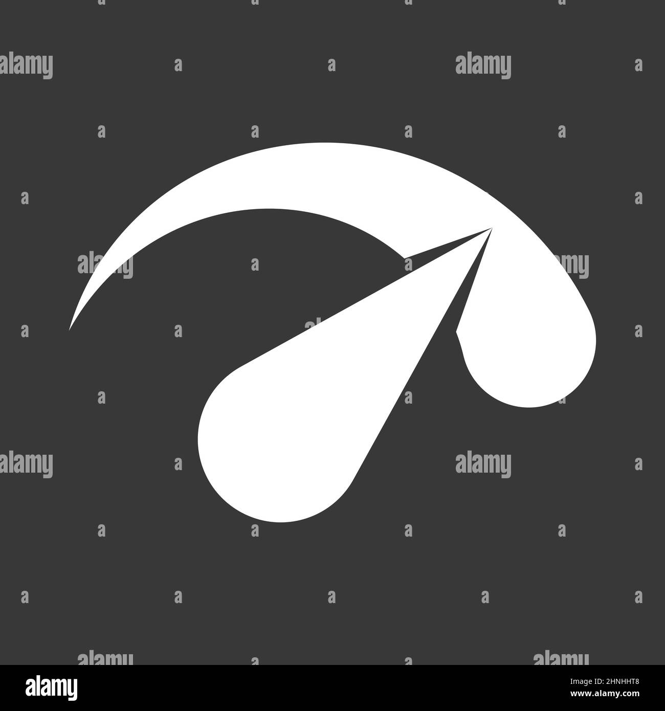 Gauge, meter, level and progress indicator icon. Progression ...