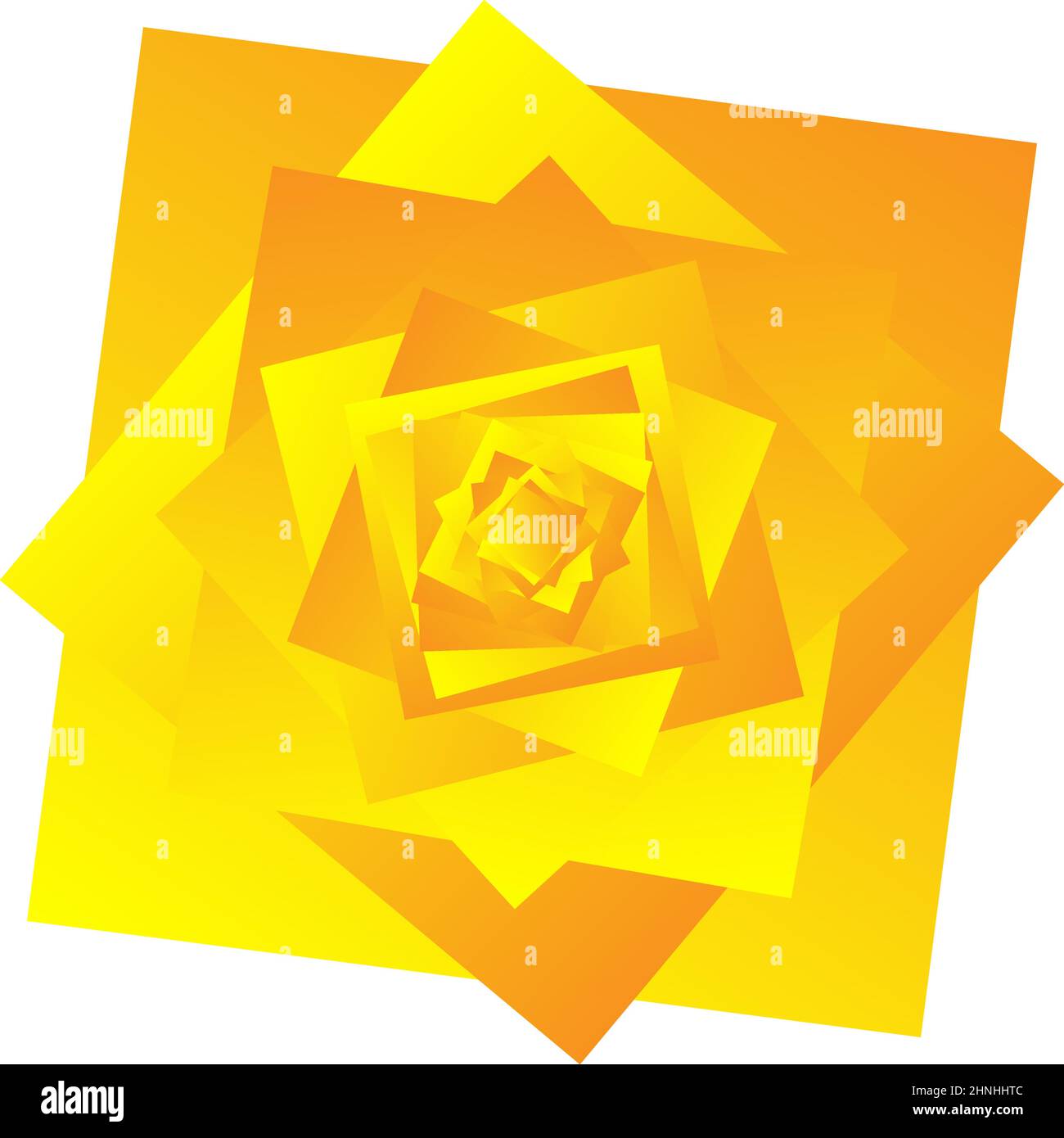 Geometric square design shape with random shaded, gradient fill - stock ...