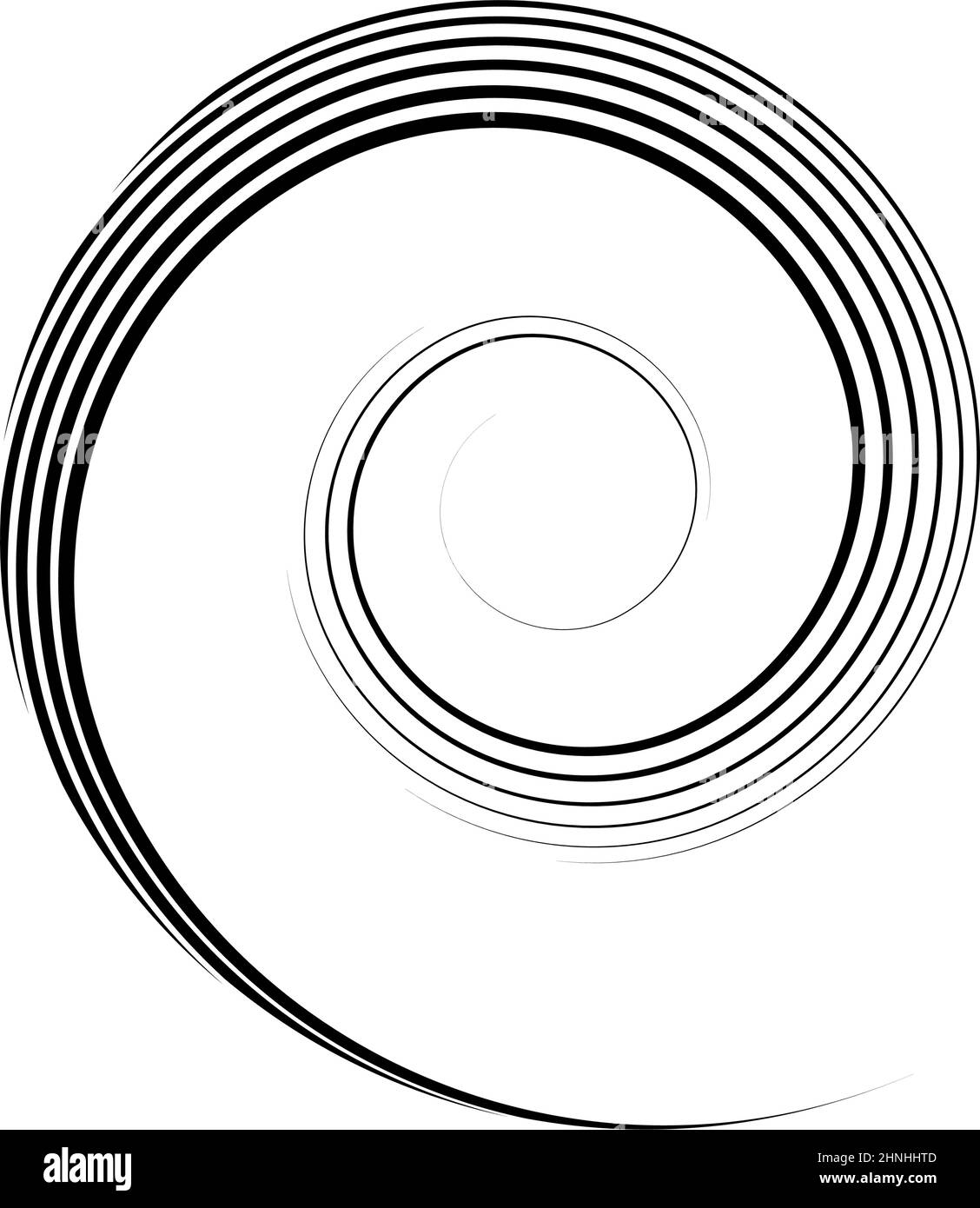 Spiral, swirl, twirl and whirl abstract vector design element - stock ...