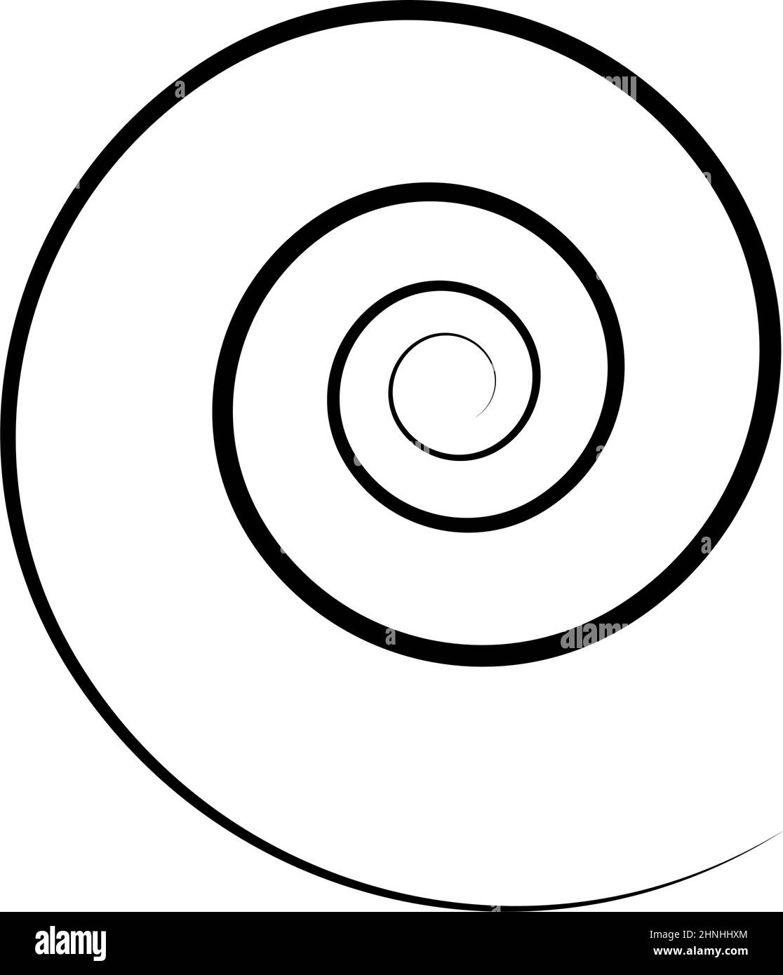 Spiral, swirl, twirl and whirl abstract vector design element - stock ...