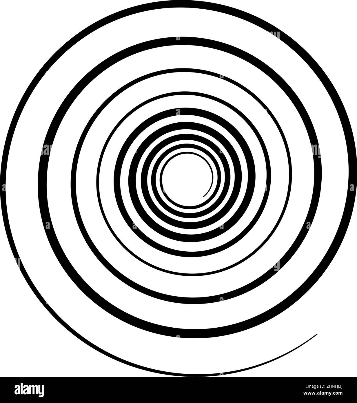 Spiral, swirl, twirl and whirl abstract vector design element - stock ...