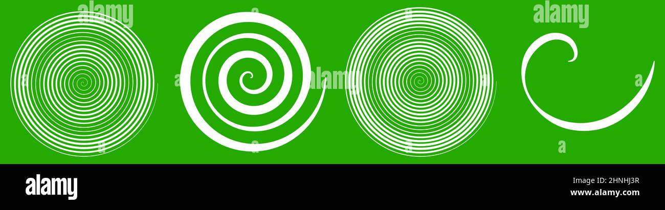 Archimedean spiral. Swirl, twirl, whirl design element - stock vector ...