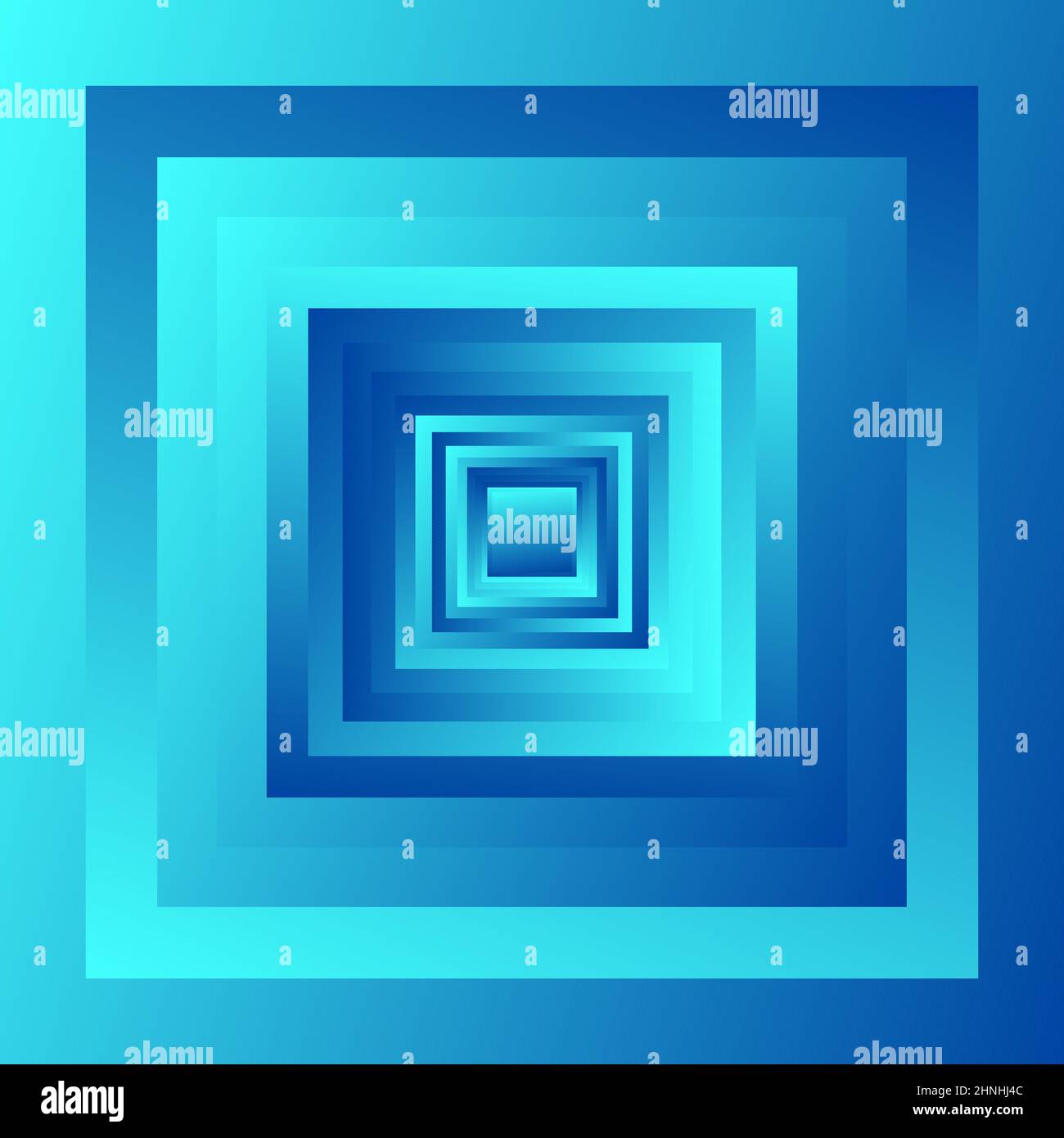 Geometric square design shape with random shaded, gradient fill - stock ...